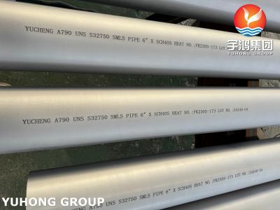 China ASTM A790 S32750 Super Duplex Stainless Steel Pipe for Chemical Application for sale