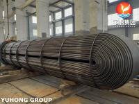 China Carbon Steel Heat Exchanger Tube Bundle with ASME SA179 Tubes and SA266 Gr.2 Tubesheet for ASME Code Construction for sale