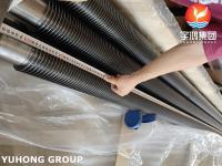 China High Frequency Welded Finned Tube - ASTM A335 P22 Base / 11-13Cr Fins for Boilers & Heaters for sale