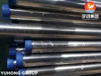 China ASTM A270 TP304 3A Stainless Steel Sanitary Tube For Beverage Plant , NPT Thread End for sale