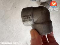 China A105 Socket-Weld (SW) Elbow Carbon steel forged fitting, threaded / NPT connections ASME B16.11 for sale