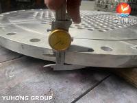 China ASME SA240 SS304 Stainless Steel Stationary Tubesheet For Heat Exchanger for sale