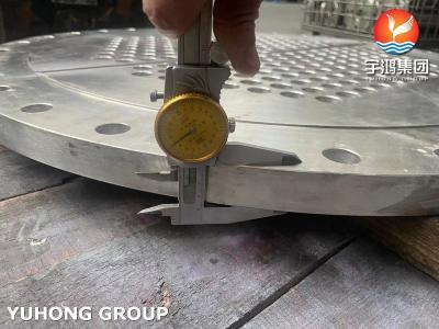 China ASME SA240 SS304 Stainless Steel Stationary Tubesheet For Heat Exchanger for sale