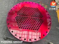 China ASME SA240 SS304 Stainless Steel Stationary Tubesheet For Heat Exchanger for sale