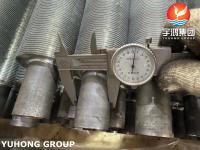 China Extruded Finned Tube ASTM A179 Carbon Steel Base / Aluminum 1060 Fins For Heat Exchangers for sale