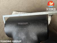 China ASTM A860 WPHY42-S Equal Tee High-Strength Steel Butt Welding Fitting For High-Pressure Pipeline Systems for sale