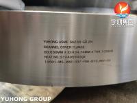 China Forged Carbon Steel Channel Cover Flange | ASME SA266 Gr.2N, 630mm OD | For Shell & Tube Heat Exchanger Service for sale