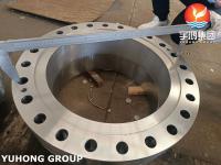 China Forged Carbon Steel Channel Cover Flange | ASME SA266 Gr.2N, 630mm OD | For Shell & Tube Heat Exchanger Service for sale