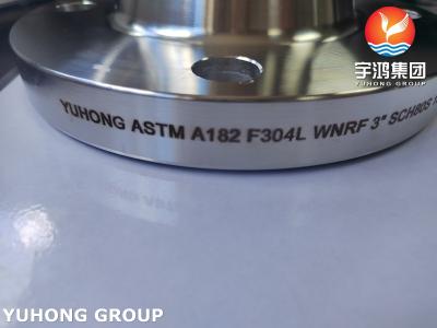 China ASTM A182 F304L Stainless Steel Flange Weldneck Raised Face for sale