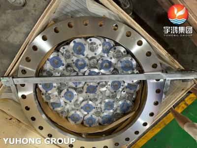 China ASTM A240 F904L Slip On Flat Face Flange AWWA C207 Table2 Class D Meets US Water Standards for sale