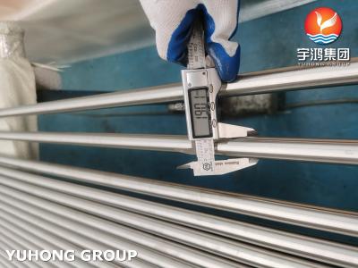 China Stainless Steel ASTM A249 TP316L / 1.4404 Welded Bright Annealed Tube For Superheater for sale