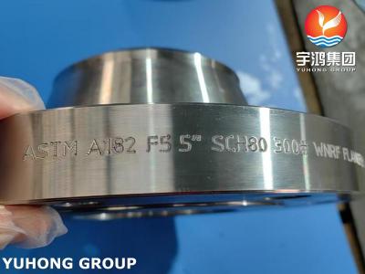 China ASTM A182 F5 Alloy Steel Flange for High-Temp Pressure Systems for sale