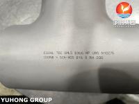 China ASTM B366 C276 BW Equal & Unequal TEE High Corrosion Resistance Hastelloy C276 Butt Weld Pipe Fitting for sale