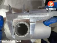 China ASTM B366 C276 BW Equal & Unequal TEE High Corrosion Resistance Hastelloy C276 Butt Weld Pipe Fitting for sale
