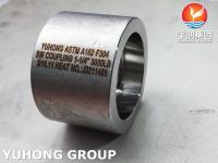 China ASTM A182 F304 3000# SW & NPT Coupling, High Corrosion Resistance Stainless Steel Socket Weld & NPT Thread Coupling for Industrial Pipeline for sale