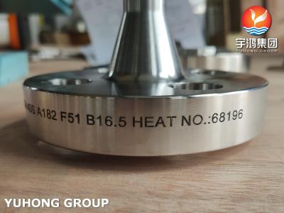 China ASTM A182 F51 BL RF Flange, Duplex Stainless Steel Blind Raised Face Flange for sale