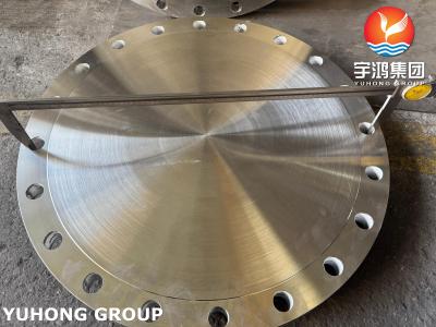 China ASTM A182 F55 Super Duplex Stainless Steel Blind Flange with Raised Face Class 150 to 1500 for sale