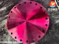 China ASTM A182 F55 Super Duplex Stainless Steel Blind Flange with Raised Face Class 150 to 1500 for sale