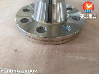 China ASTM B564 N10276 SO RF Flange, Hastelloy C276 Nickel-Based Alloy Slip-On Raised Face Forged Flange for sale