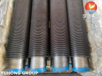 China Spiral Welded Finned Tubes with A106 Base Pipe CS Fins for Heat Exchangers for sale