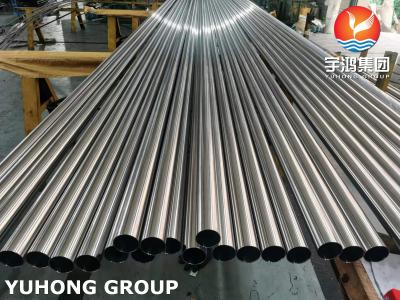 China Stainless Steel Welded Tube A270 TP304 180 360 Grit Polished Surface for Food Beverage and Dairy Industry for sale