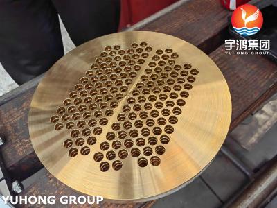 China ASME SB171 C46400 Naval Brass Tubesheet for Marine & Heat Exchanger Applications with Corrosion-Resistant Properties for sale