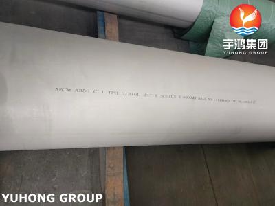 China ASTM A358 CL1 TP316 / TP316L Stainless Steel Welded Pipe For Petrochemical Industry 100% RT for sale