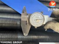 China AL1060 Aluminum L-Foot Wound Fin Tube on ASTM A179 Base Pipe for sale