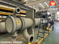 China Shell & Tube Heat Exchanger – Nitrogen Filled, Anti-Corrosion, with Safety Labels for Hot Surface & Asphyxiation for sale