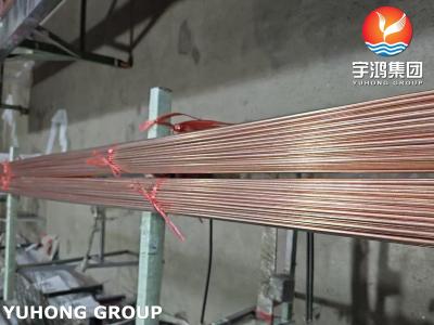 China Double Wall Copper Brazed Steel Tubing , BHG2 Bundy Tube For Automotive Brake Lines for sale