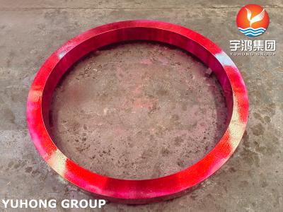 China ASME SB171 C70600 Copper Nickel Heavy Ring for Large Heat Exchanger Tubesheet & Shell Connection with OD 1464mm x ID 1277mm x 132mm for sale