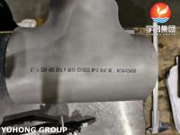 China ASTM A815 UNS S31803 Duplex Steel Fitting ASME B16.9 Buttweld Duplex 2205 Equal Tee for sale