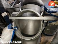China ASTM A815 UNS S31803 Duplex Steel Fitting ASME B16.9 Buttweld Duplex 2205 Equal Tee for sale