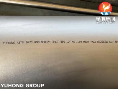 China ASTM B423 UNS N08825 Nickel Alloy Seamless Pipe For Petrochemical Industry for sale