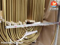 China ASME SB111 C68700 Arsenical Aluminum Brass U Bend Seamless Tube With Impingement Attack for sale
