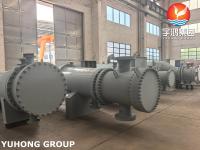 China Carbon Steel Shell & Tube Heat Exchanger with ASME SA179 Tubes and SA266 Gr.2 Tubesheet for Water, Oil, Steam & Gas Cooling for sale