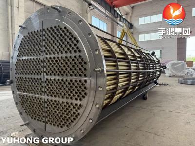 China Admiralty Brass Tube Bundle C44300 with ASME SB111 Seamless Tubes for Seawater & Marine Cooling Heat Exchanger for sale
