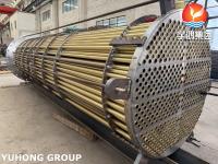 China Admiralty Brass Tube Bundle C44300 with ASME SB111 Seamless Tubes for Seawater & Marine Cooling Heat Exchanger for sale