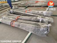China Stainless Steel Seamless Heat Exchanger Tube ASME SA213 TP321 Bright Annealed U Bend Tube for sale