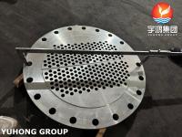 China ASME SA240 304 Stainless Steel Tubesheet with Precision CNC Drilled Holes for Heat Exchanger Core Compliant with TEMA Standards for sale