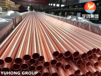 China ASTM B111 UNS C12200 DHP Copper Tube for HVAC & Heat Exchanger for sale