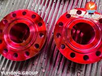 China ASTM B564 UNS N04400 Weld Neck Flange Monel 400 Flange Nickel Copper Alloy WNRTJ Flange for sale