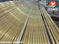 China Copper Alloy Seamless Tube ASTM B111 C44300 C70600 C71500 C68700  C71640   Air cooler Radiator Condenser Application for sale
