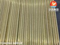 China Copper Alloy Seamless Tube ASTM B111 C44300 C70600 C71500 C68700  C71640   Air cooler Radiator Condenser Application for sale