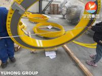 China ASME SA516 Gr.70 Carbon Steel Shell Flange Ring with OD ~1939mm × ID ~1568mm × THK 97mm and Precision Bolt Holes for Heat Exchangers for sale