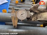 China EN10217-7 1.4310 Extruded Finned Tubes for Shell and Tube Heat Exchangers for sale