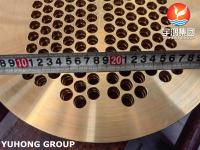 China ASME SB171 C46400 Tube Sheet for Heat Exchanger, Air Cooler & Pressure Vessel for sale