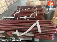 China ASTM B111 C70600 Extruded Finned Tubes for Marine Heat Exchanger for sale