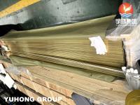 China ASTM B111 C44300 Admiralty Brass Seamless Tube for Heat Exchanger & Condenser for sale
