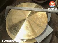 China ASTM B171 C46400 Naval Brass Copper Disc for Marine & Industrial Applications for sale
